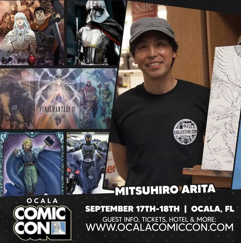 Mitsuhiro Arita Signing at Ocala Comic-Con 2022 - General - Elite Fourum