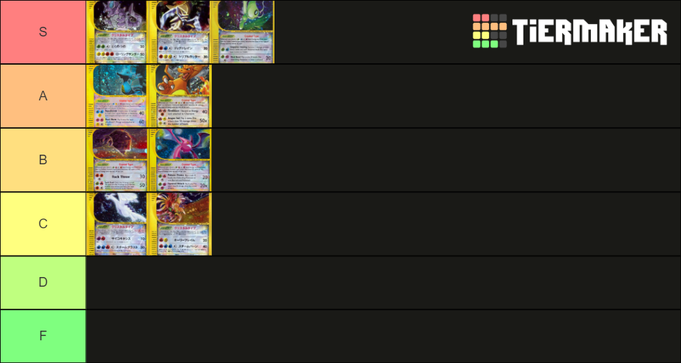 Crystal Card tier list - General - Elite Fourum