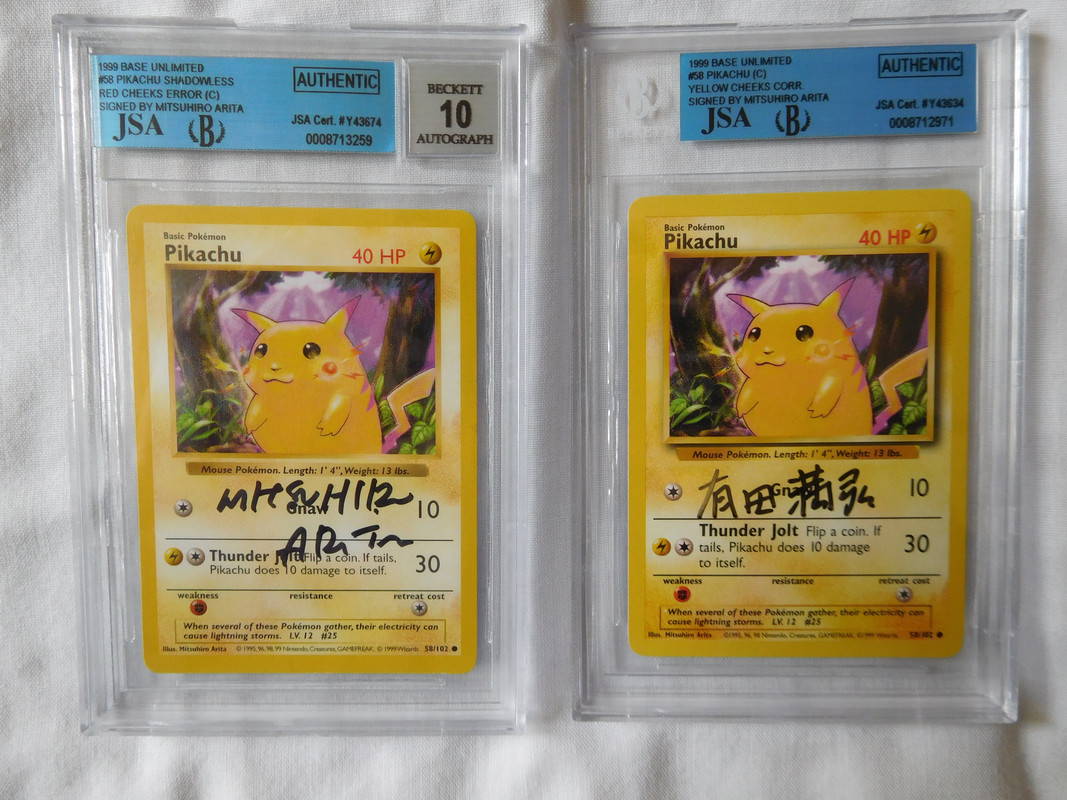 Autographed/signed Pokémon Products General Thread - General - Elite Fourum