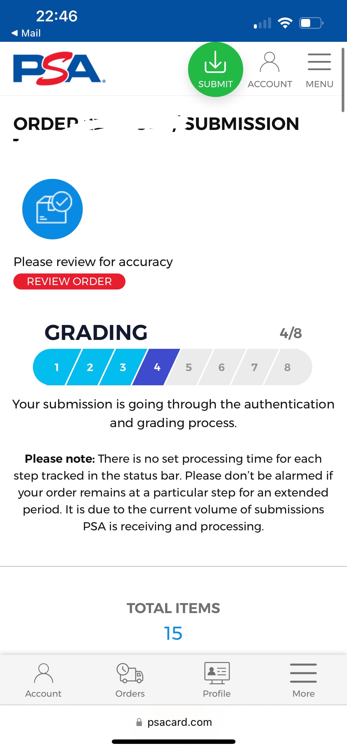 Cross grading experiment to PSA - General - Elite Fourum