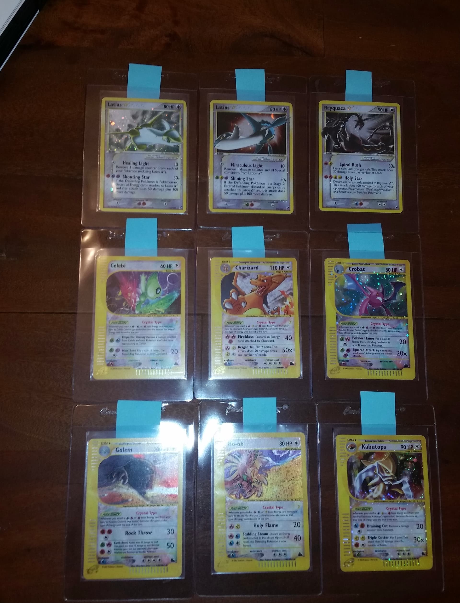 Do you put sticky tabs on the back of your card sleeves when submitting ...