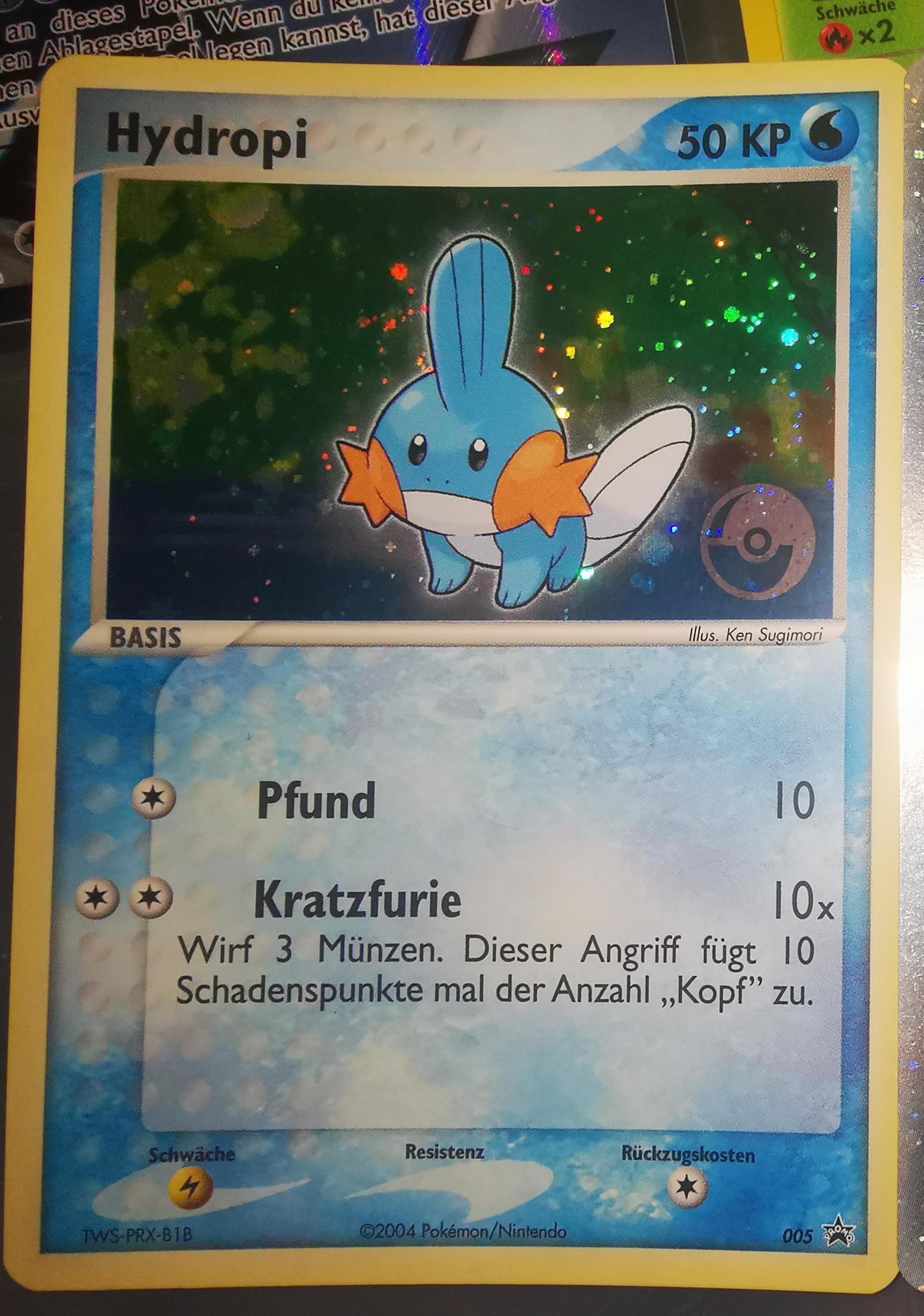 Shiny Mudkip Card